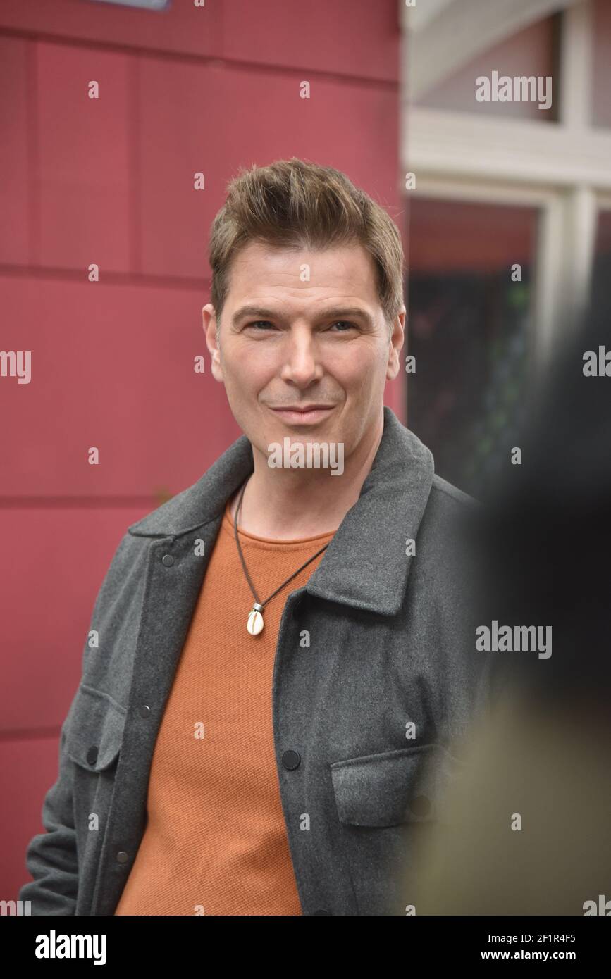 Cologne, Germany. 09th Mar, 2021. Actor and musical star Jan Ammann (in ...