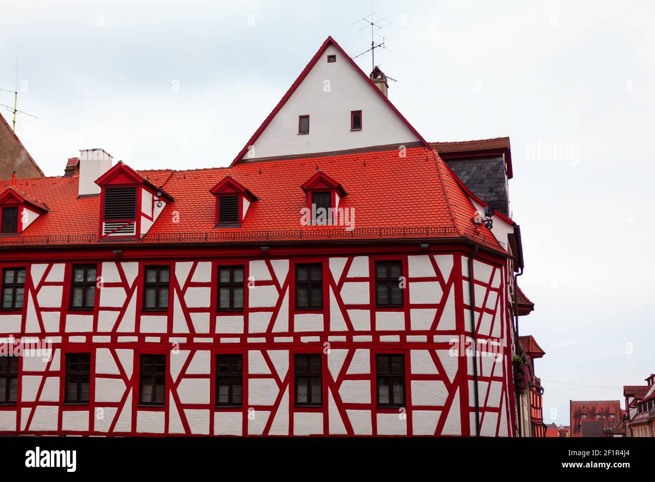 Half timbered house in Nuremberg Germany . House over the centuries ...