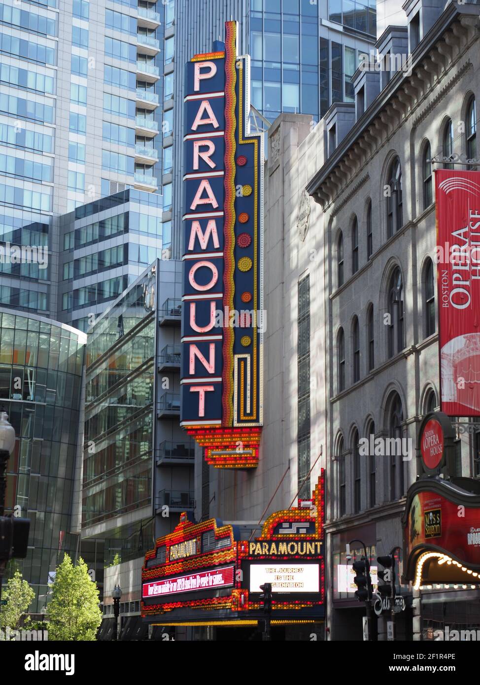 Image of the Paramount Theatre in downtown Boston Stock Photo - Alamy