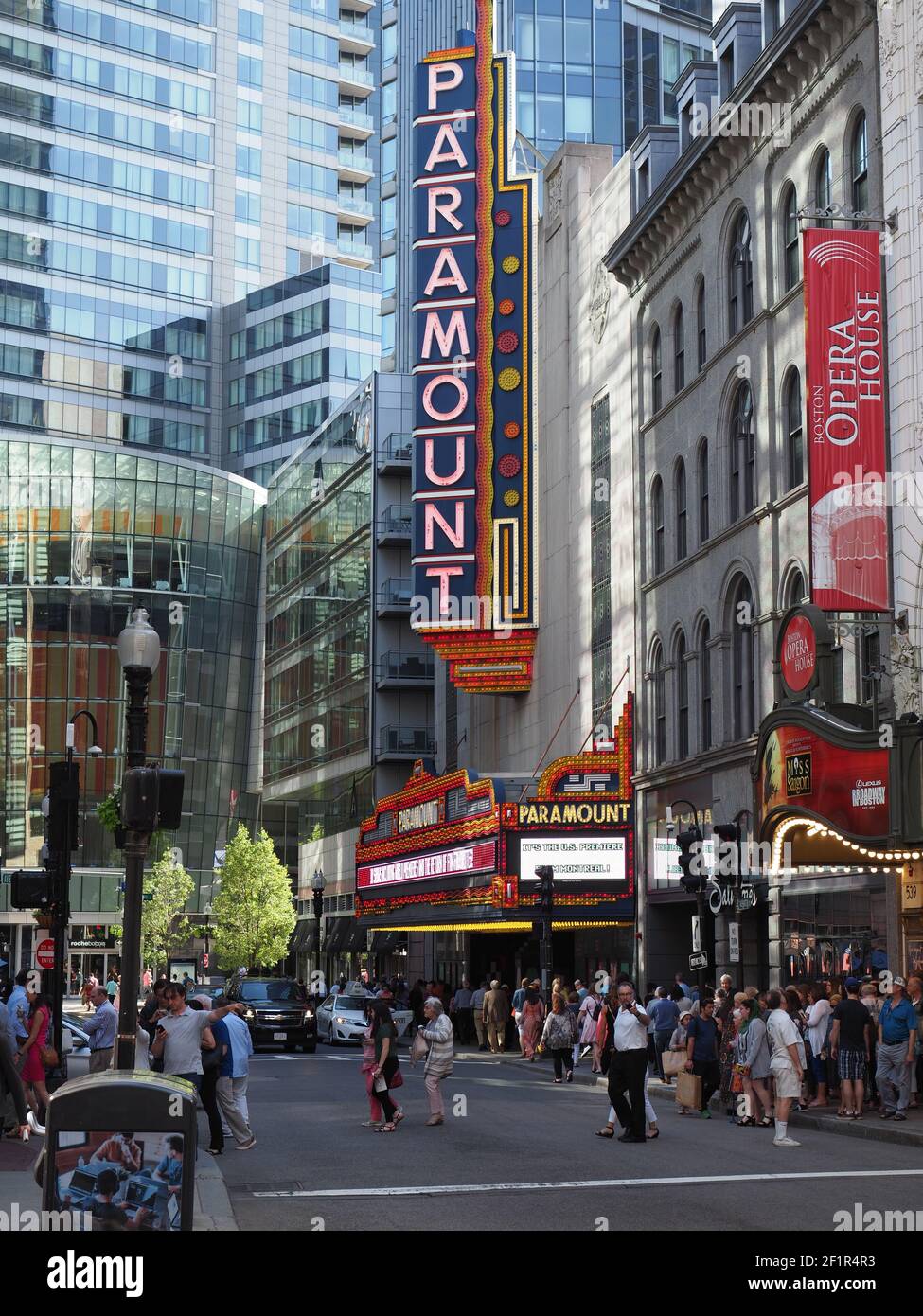 Image of the Paramount Theatre in downtown Boston Stock Photo - Alamy