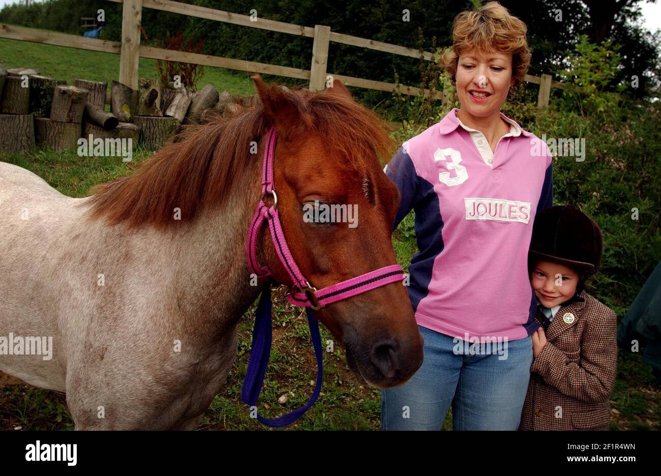 JACKIE WEBB AND HER DAUGHTER KATIE WITH THEIR HORSE RUPERT.12/8/04 ...