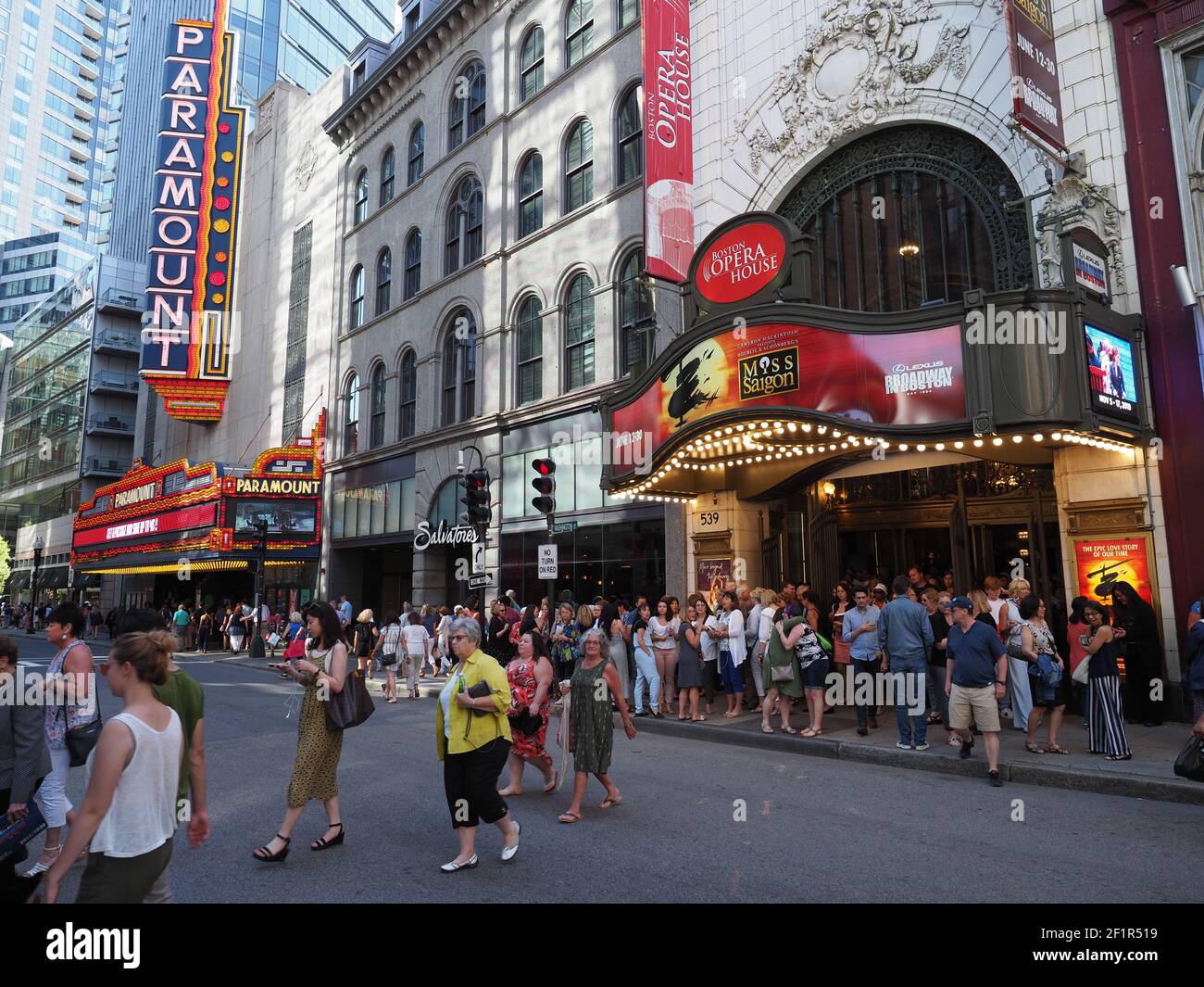 Image of the Paramount Theatre in downtown Boston Stock Photo - Alamy
