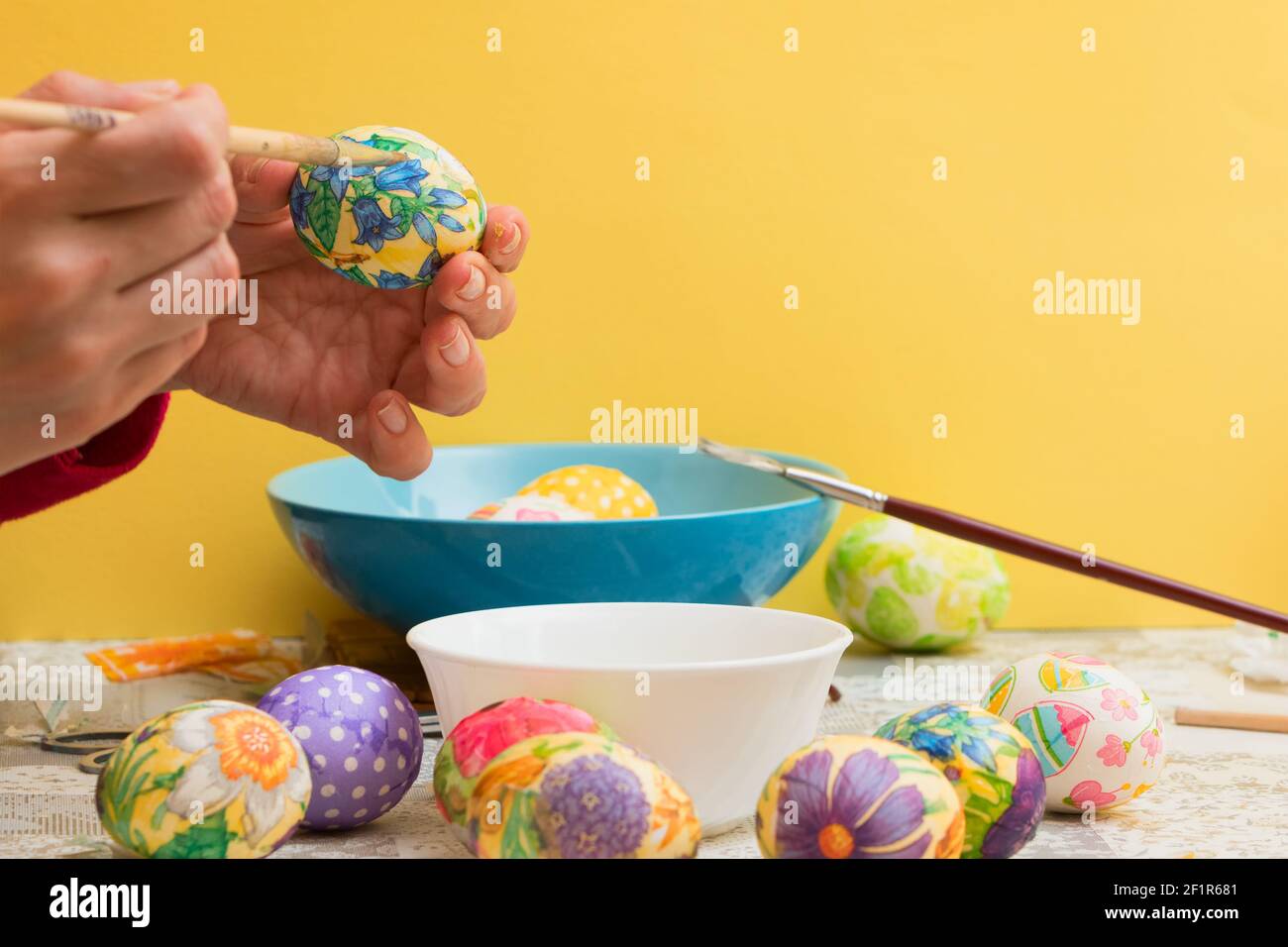 Easter preparation hi-res stock photography and images - Alamy