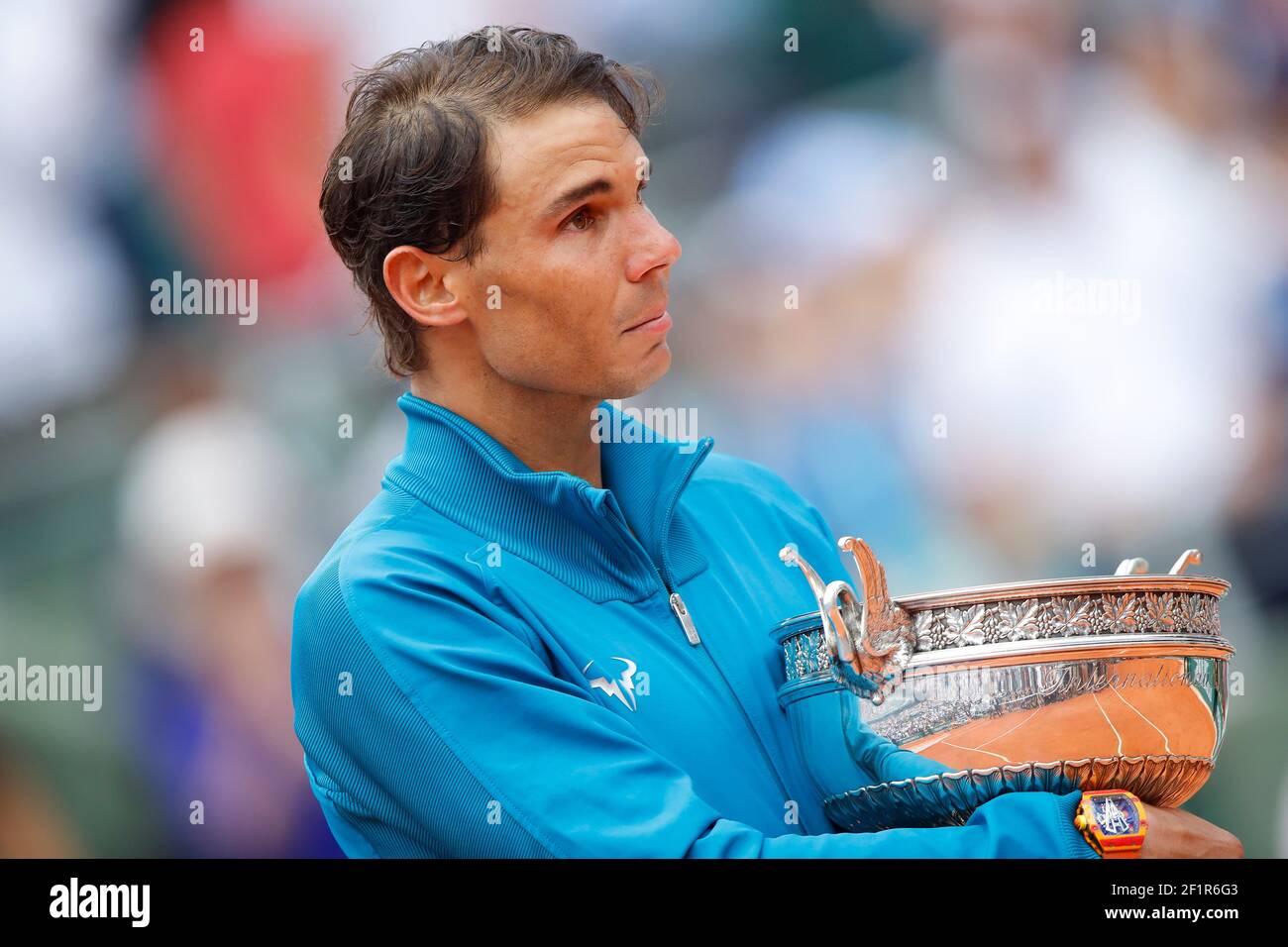 Roland garros trophy 2018 hi-res stock photography and images - Alamy