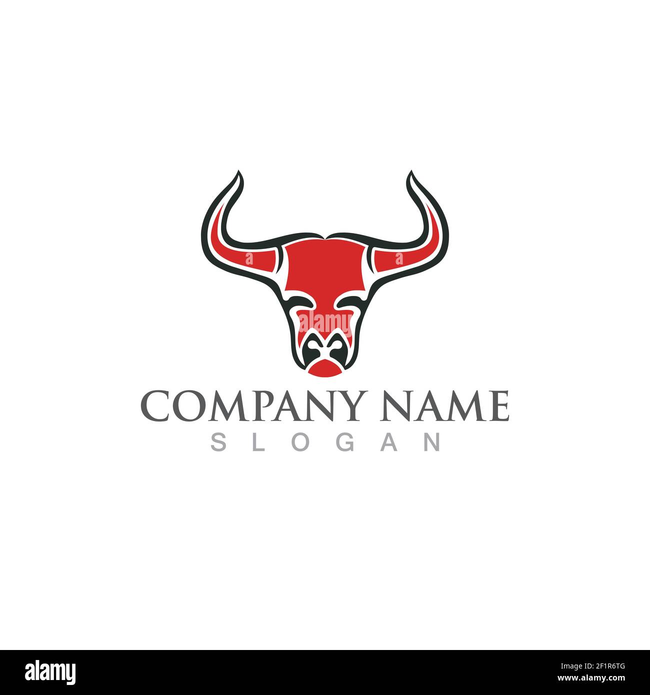bull logo and symbol vector Stock Vector Image & Art - Alamy