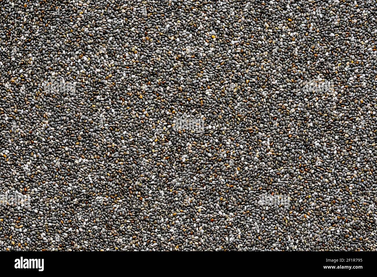 chia seeds background, closeup of a lot of chia seeds Stock Photo - Alamy