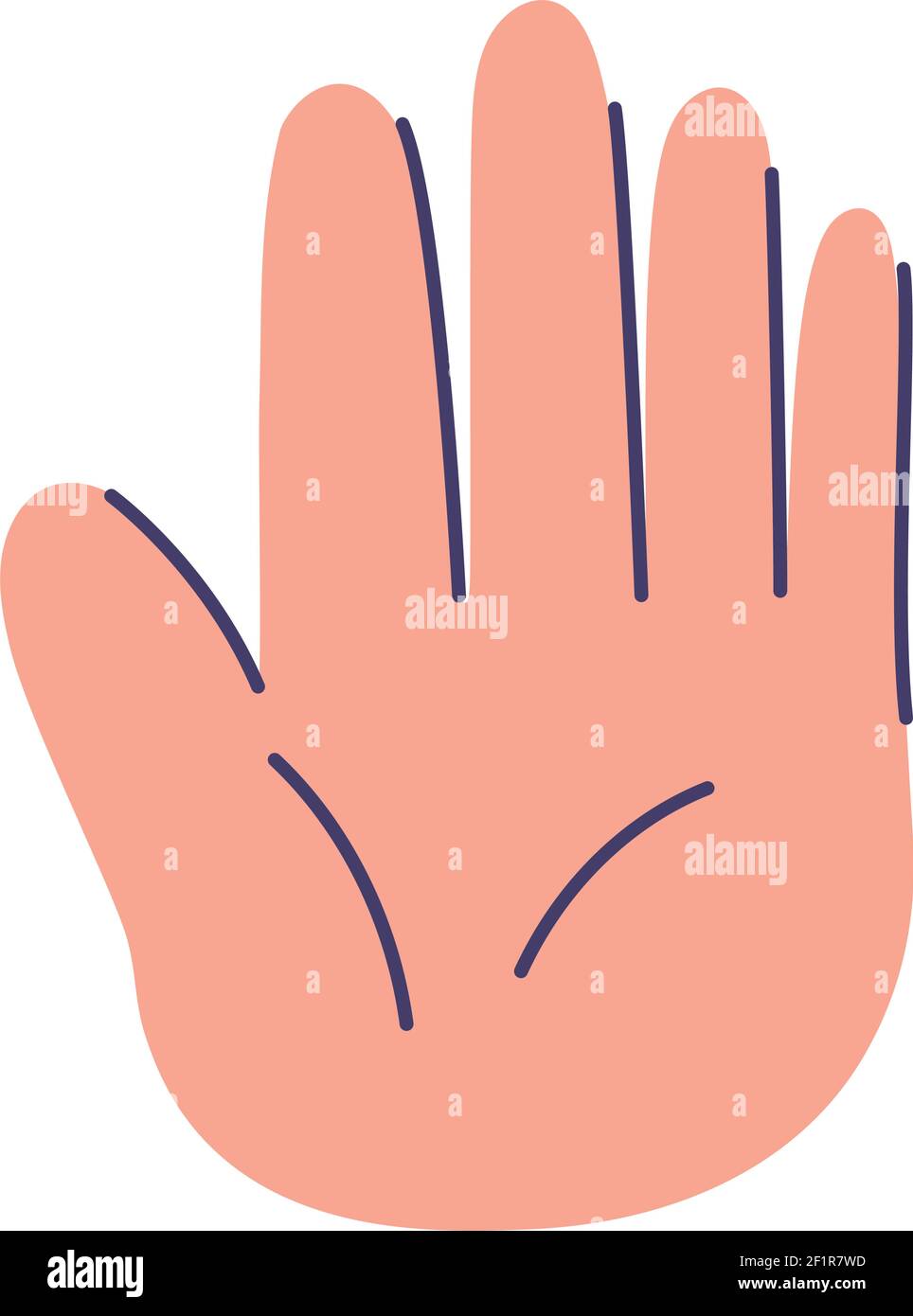 cute hand on a white background Stock Vector Image & Art - Alamy