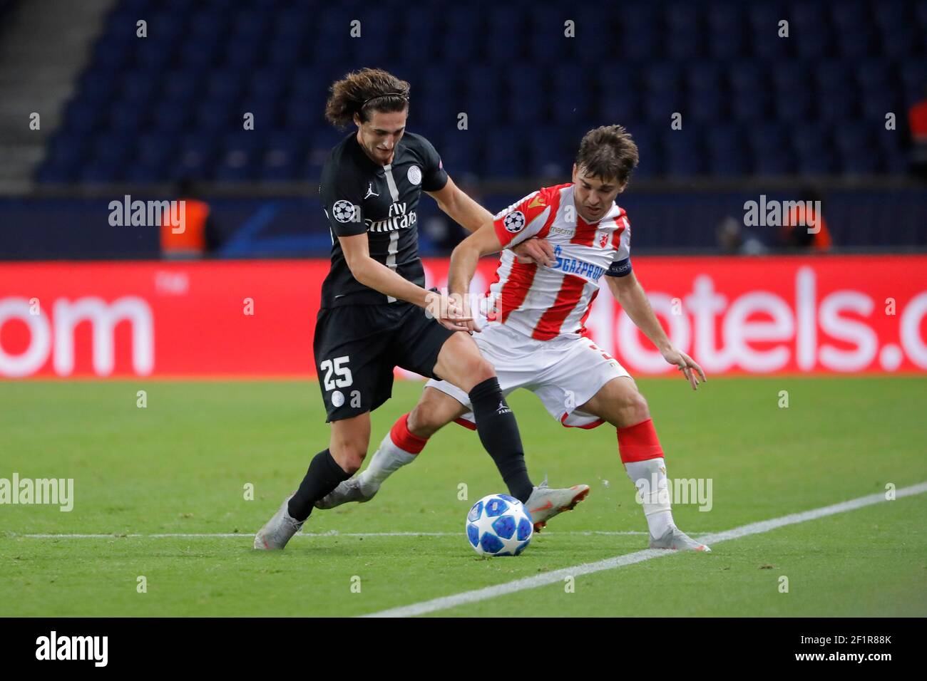 Adrien Rabiot (PSG), Presnel Kimpembe (PSG) during the UEFA Champions ...