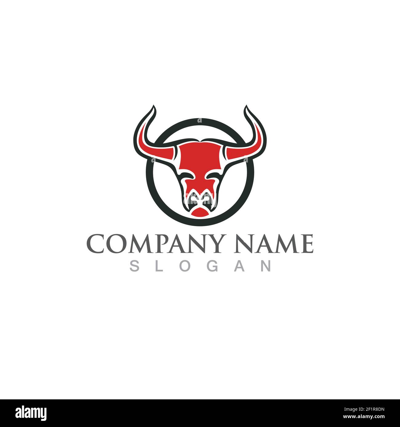 bull logo and symbol vector Stock Vector Image & Art - Alamy