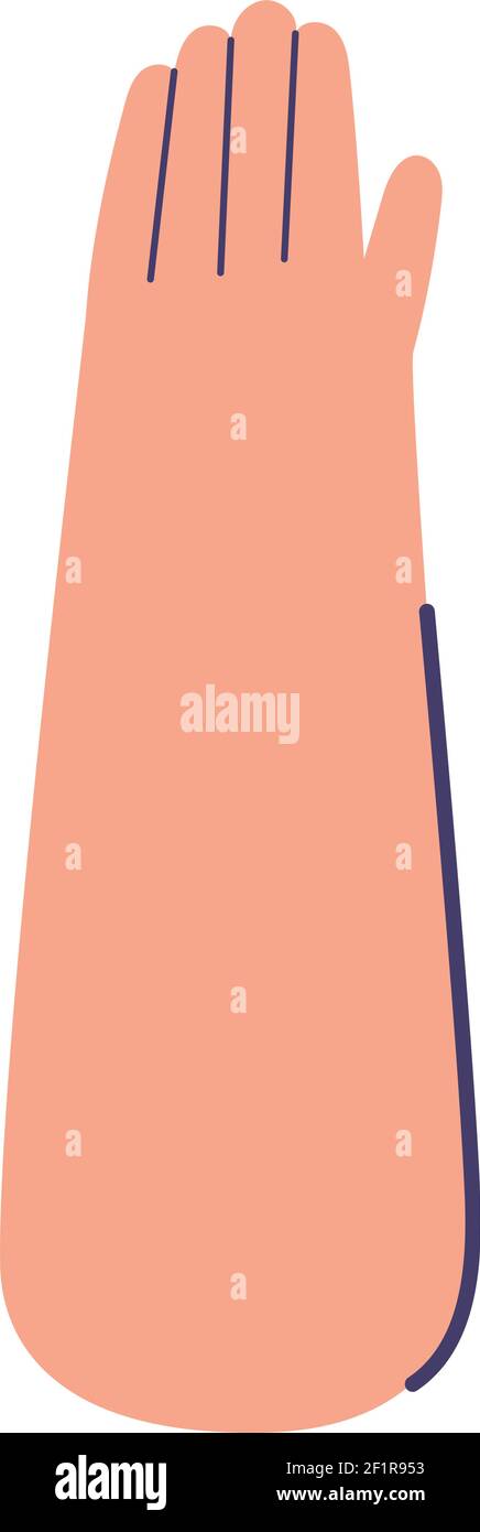 arm on a white background Stock Vector Image & Art - Alamy