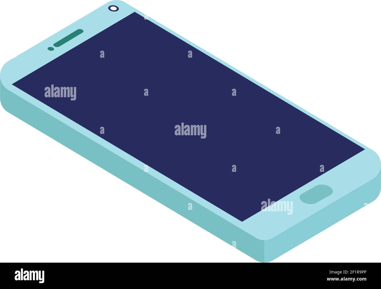 blue smartphone icon Stock Vector Image & Art - Alamy