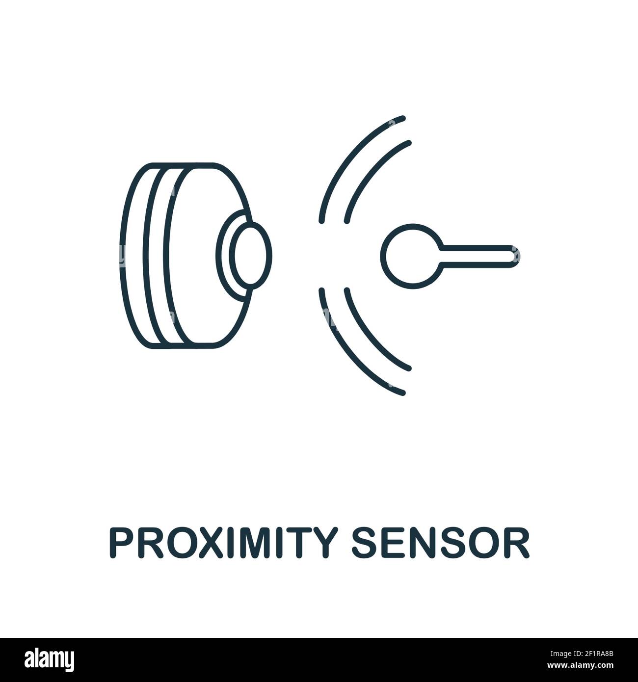 Proximity Sensor icon. Simple element from sensors icons collection ...