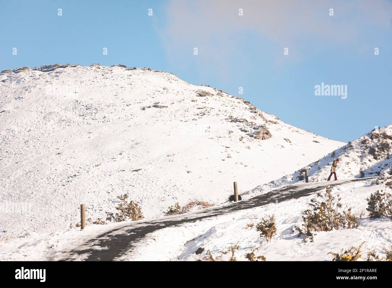 Winter landscpe in the basque mountains Stock Photo - Alamy