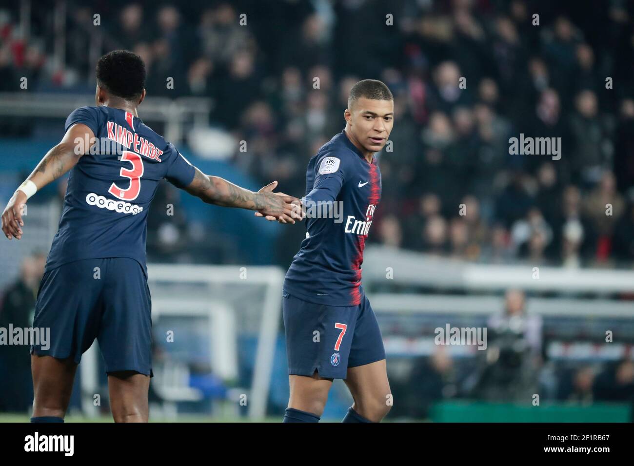 Kylian mbappe goal celebration hi-res stock photography and images - Alamy