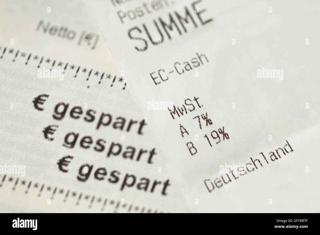 Value Added Tax Receipt High Resolution Stock Photography and Images ...