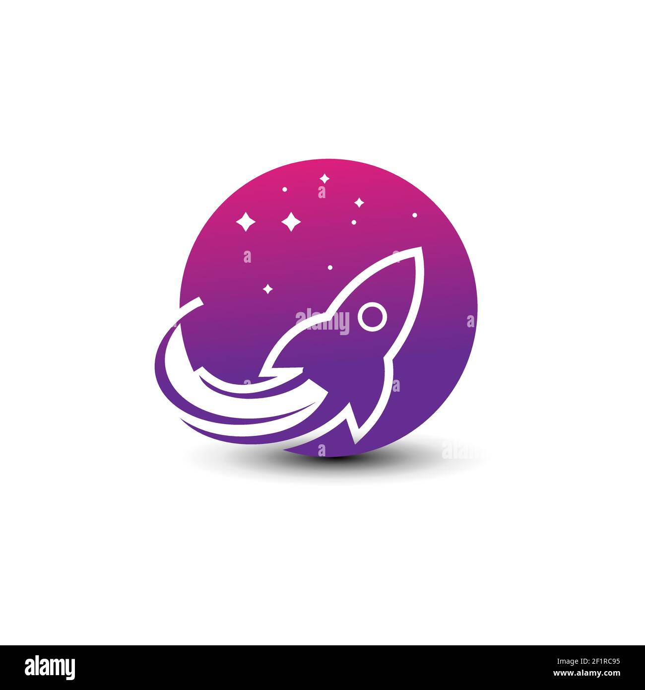 rocket advance technology launching vector logo design.EPS 10 Stock ...