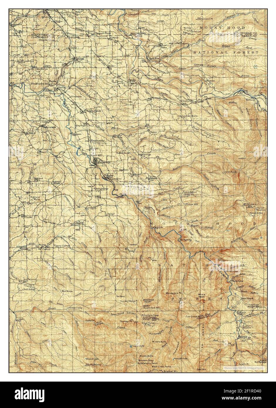 Map of estacada oregon hi-res stock photography and images - Alamy