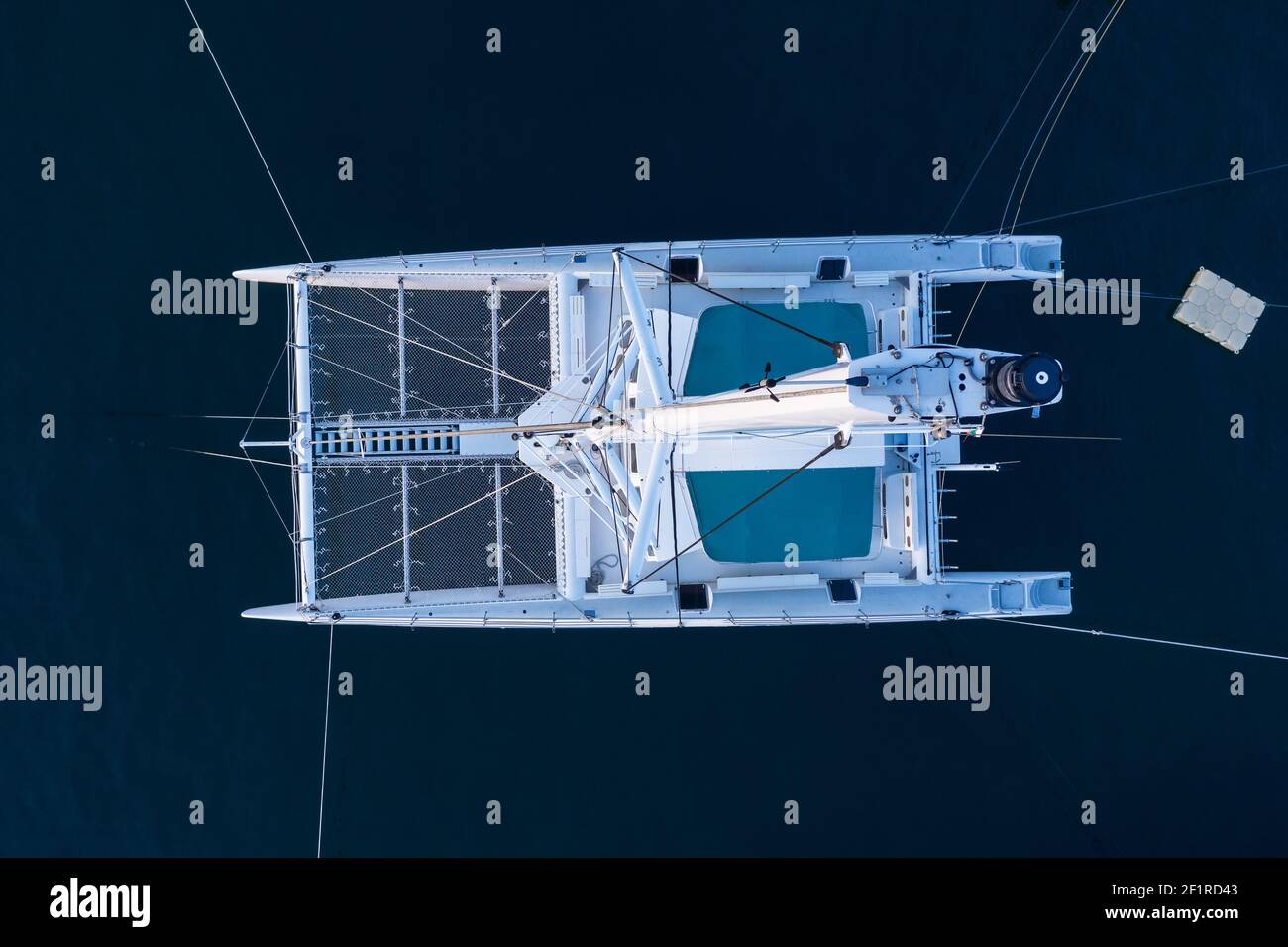 Catamaran aerial view hi-res stock photography and images - Alamy