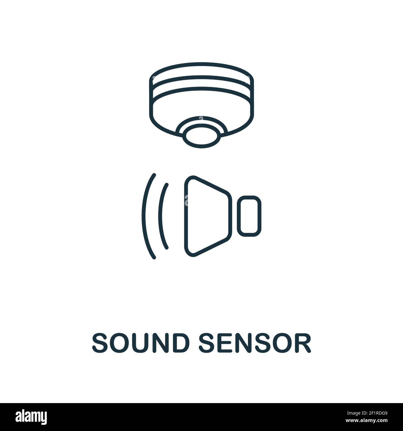 Sound Sensor icon. Simple element from sensors icons collection ...