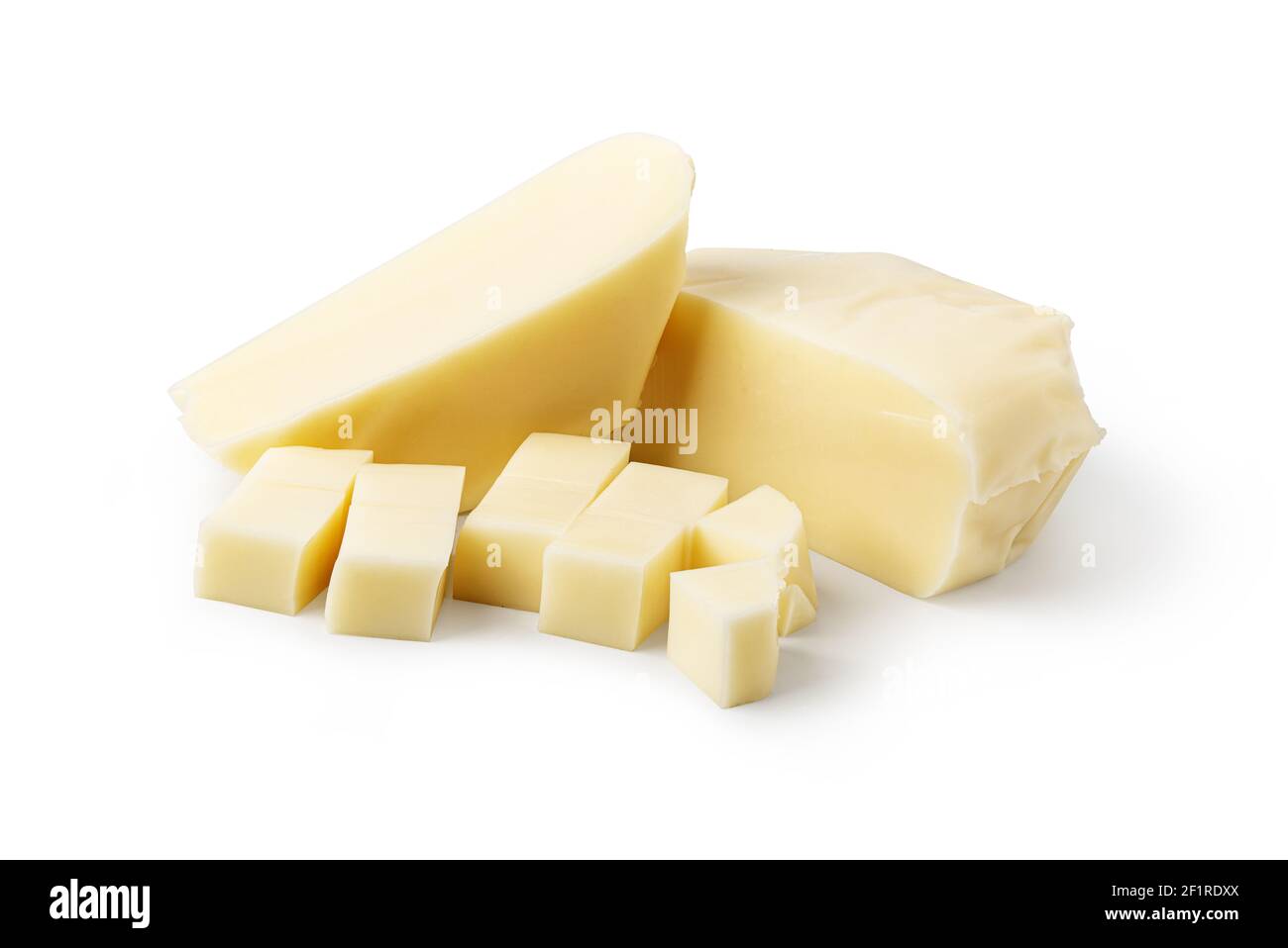 Cheese on white background Stock Photo - Alamy