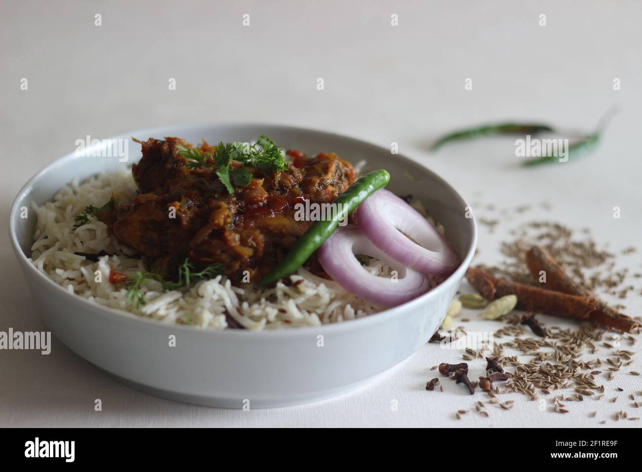 Jeera rice and chicken dry roast. A simple and flavourful one pot rice ...