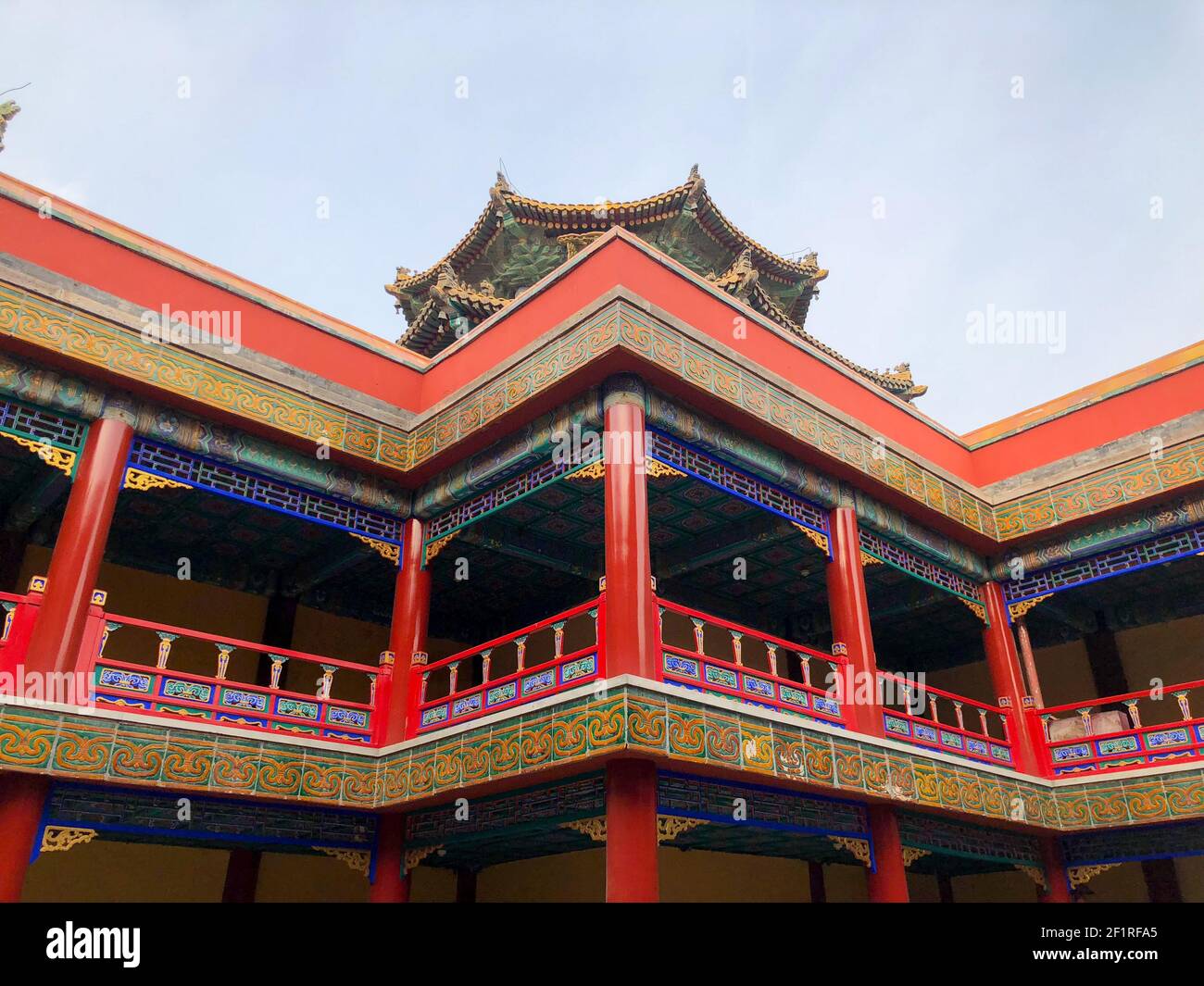 The Putuo Zongcheng Buddhist Temple, one of the Eight Outer Temples of ...