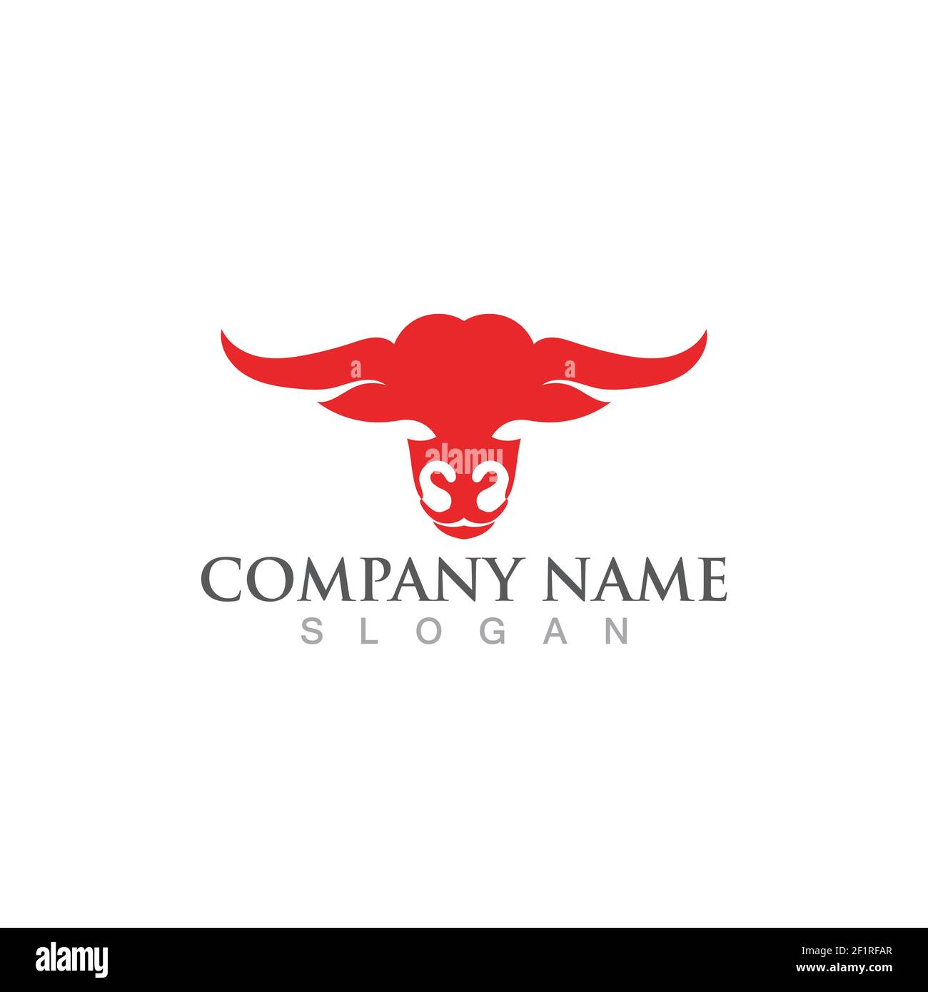 bull logo and symbol vector Stock Vector Image & Art - Alamy