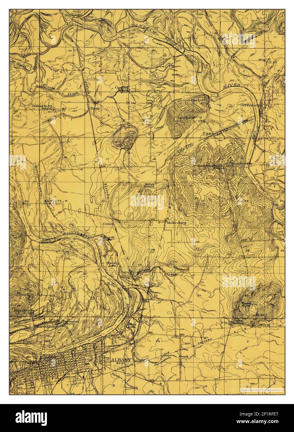 Jefferson, Oregon, map 1912, 1:31680, United States of America by ...