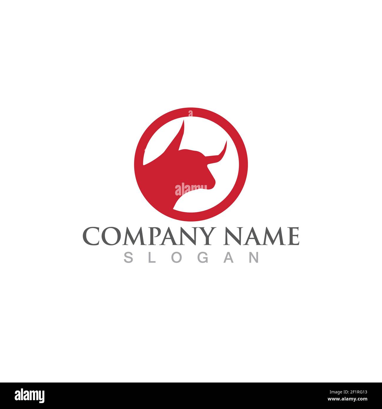 bull logo and symbol vector Stock Vector Image & Art - Alamy