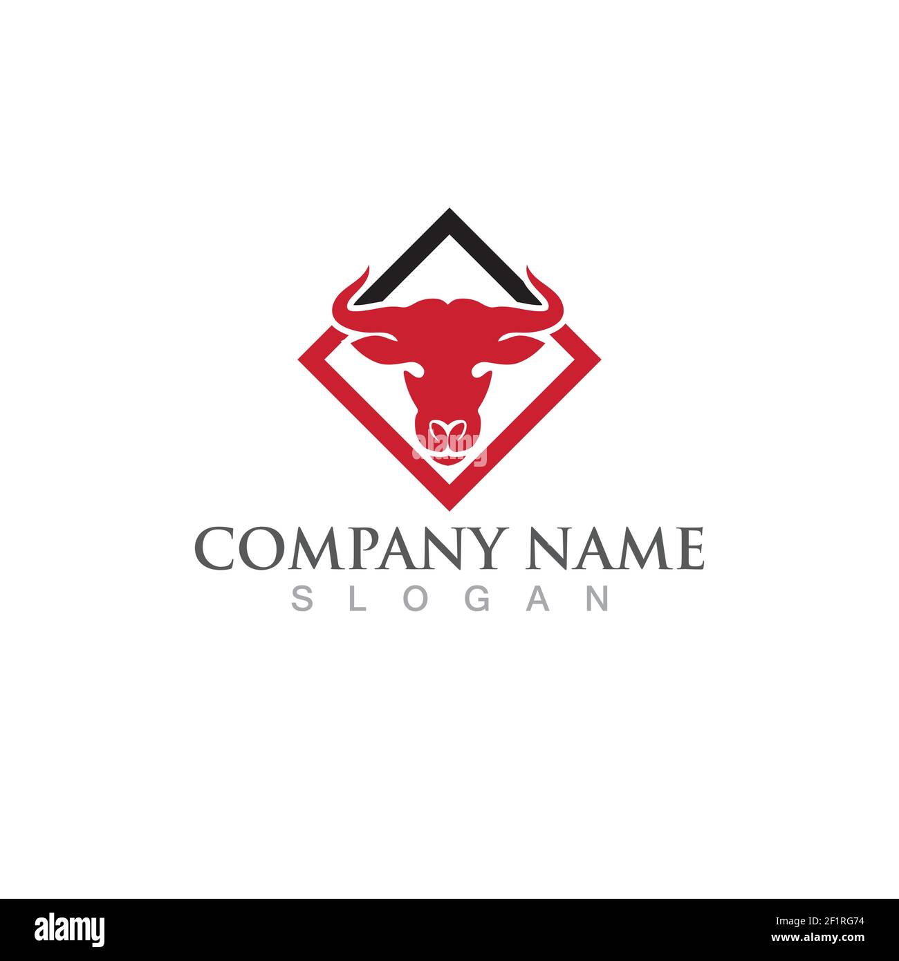 bull logo and symbol vector Stock Vector Image & Art - Alamy