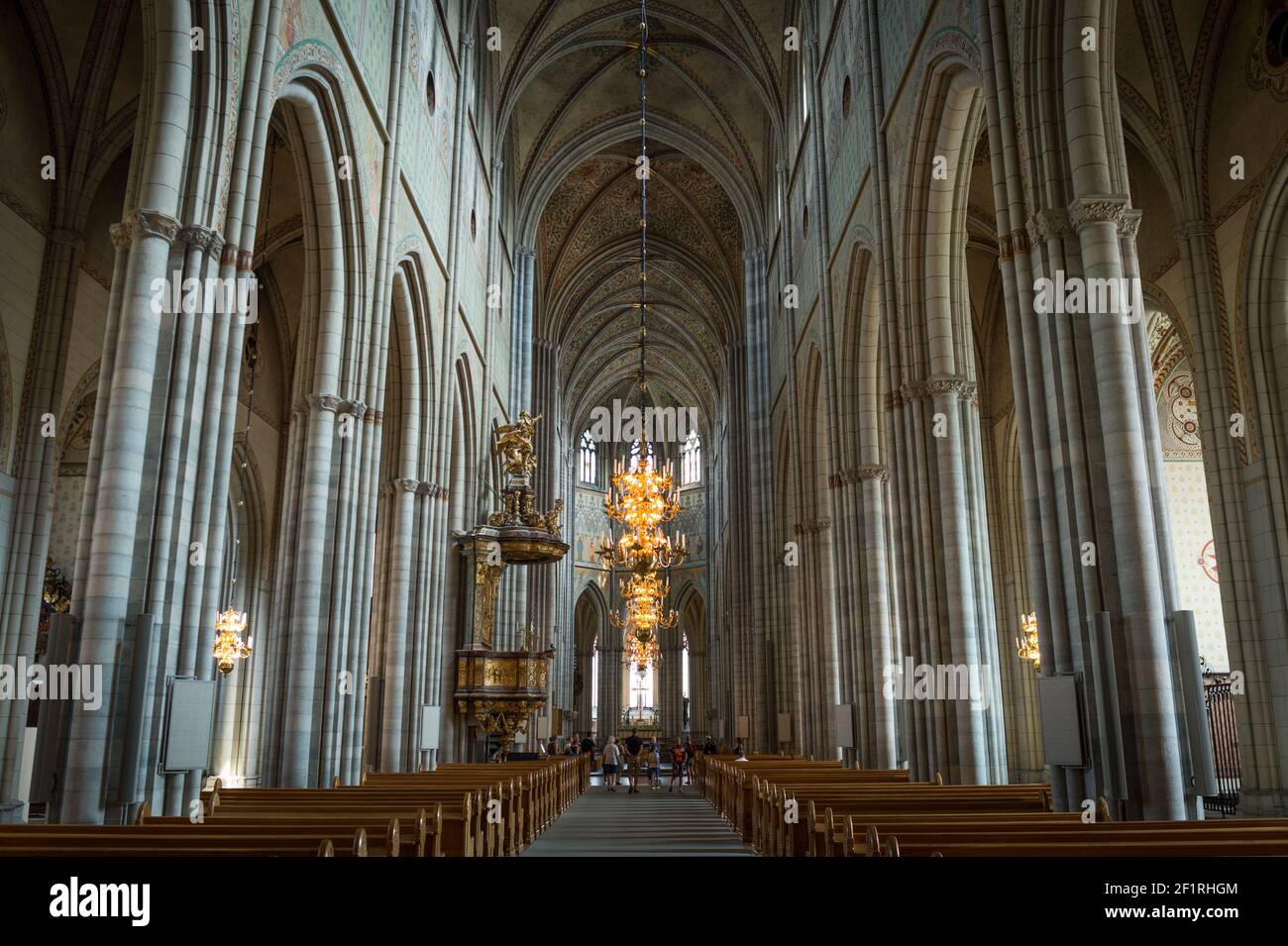 Uppsala domkyrka (Uppsala Cathedral), Uppsala, Sweden Stock Photo - Alamy