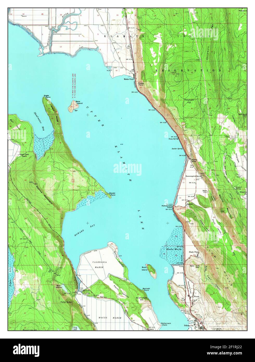 Modoc map hi-res stock photography and images - Alamy