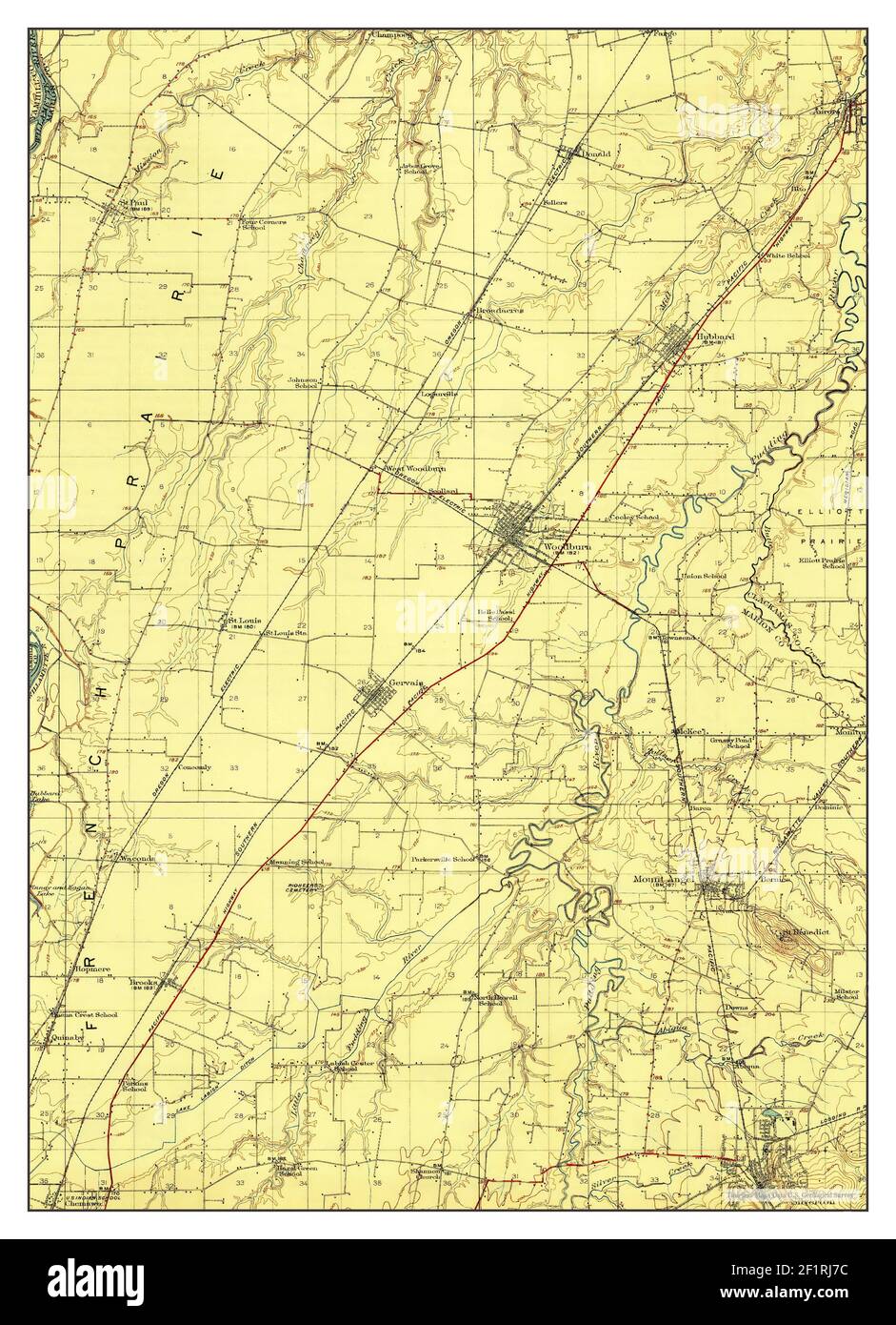 Mount Angel, Oregon, map 1923, 1:62500, United States of America by ...
