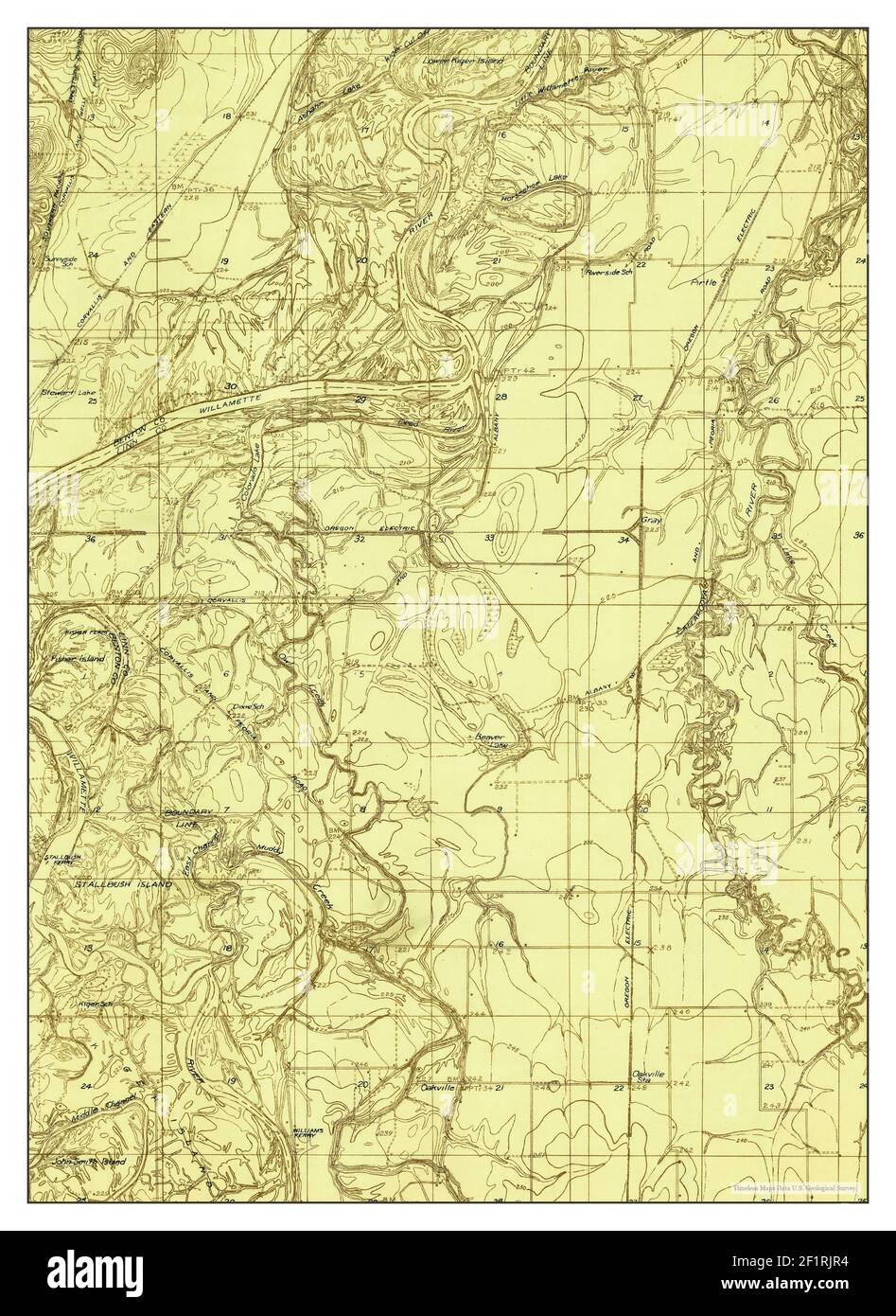 1913 oregon map hi-res stock photography and images - Alamy