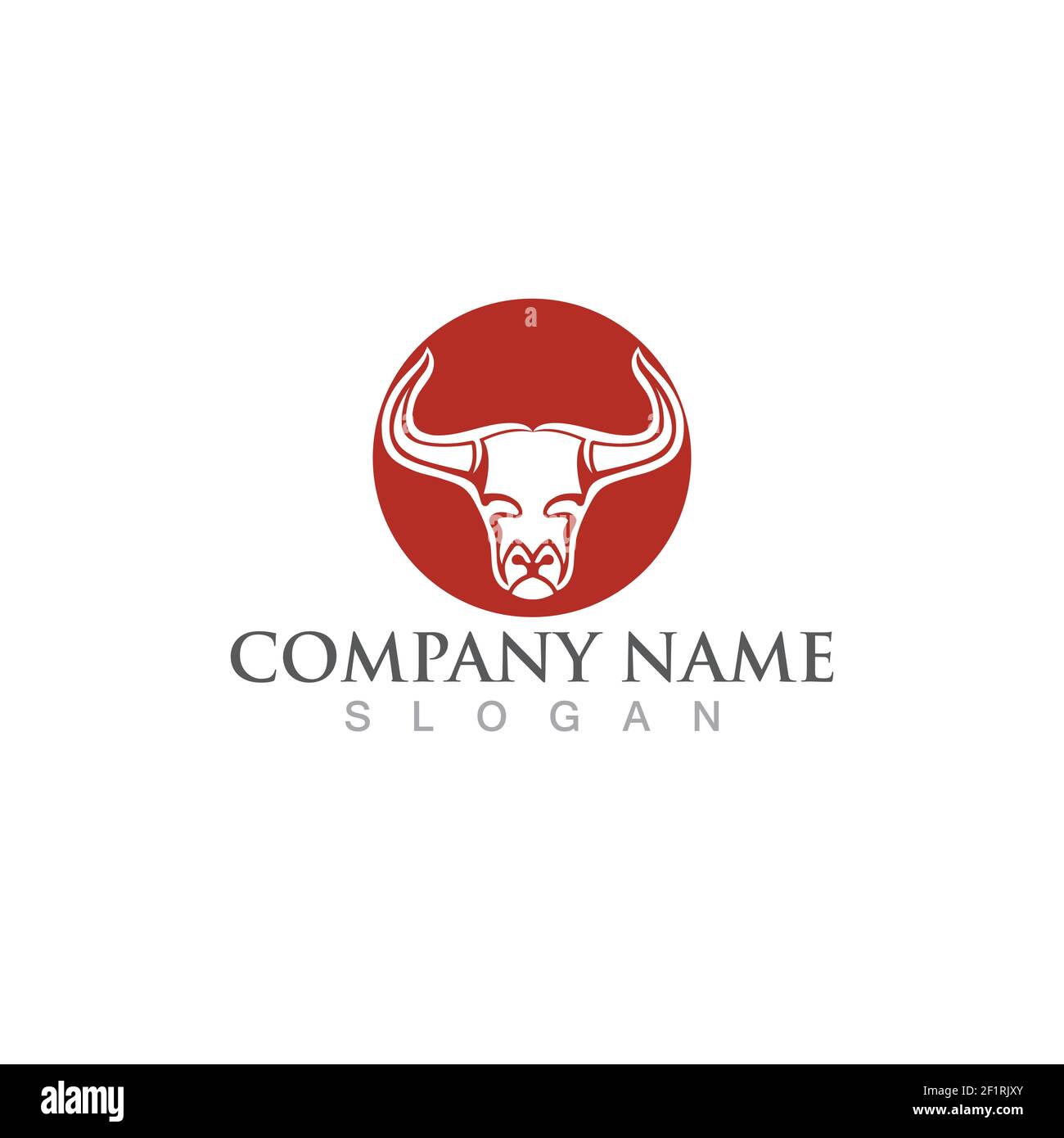 bull logo and symbol vector Stock Vector Image & Art - Alamy