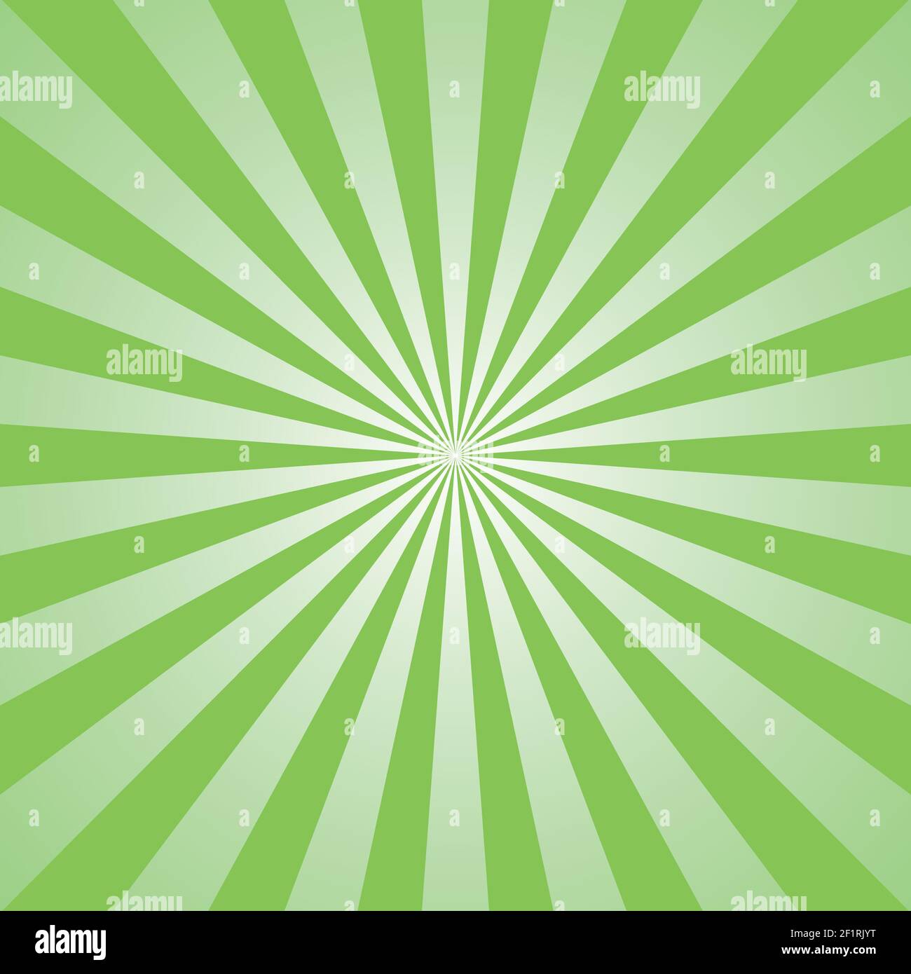 Sunlight abstract background. Green color burst background. Vector ...