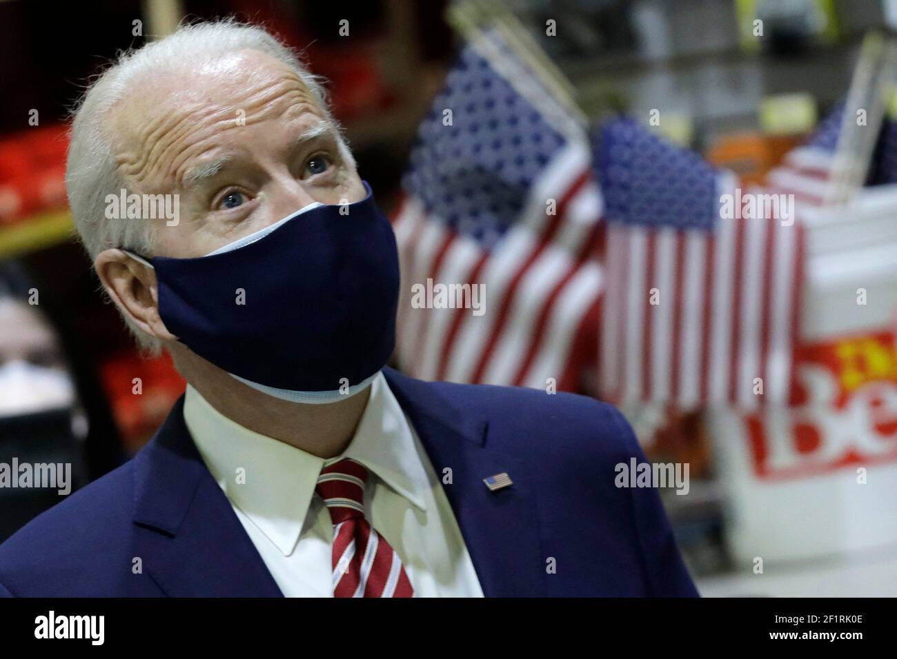 U.S. President Joe Biden visits WS Jenks and Sons hardware store, a ...