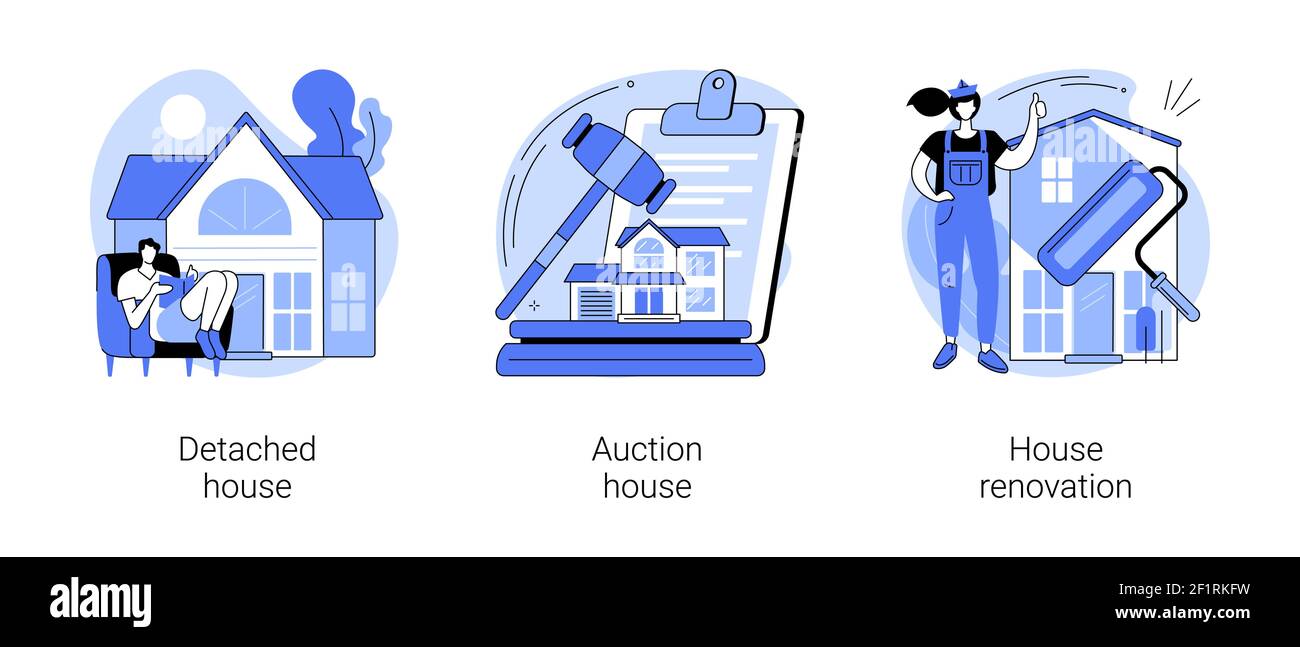 Kitchen remodeling Stock Vector Images - Alamy