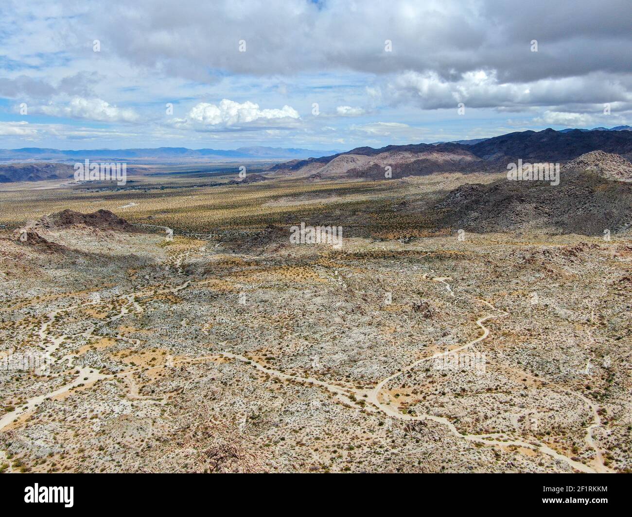 Aerial view bush desert hi-res stock photography and images - Alamy