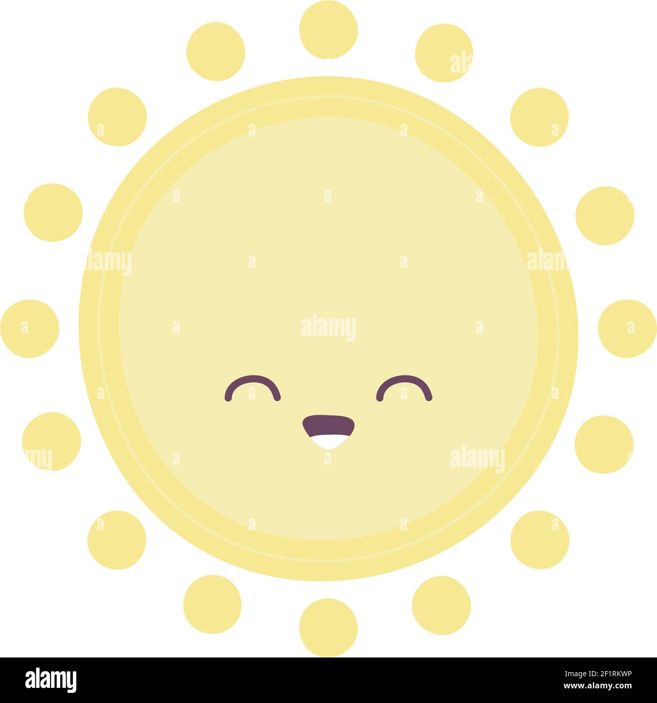 sun smiling on white background Stock Vector Image & Art - Alamy