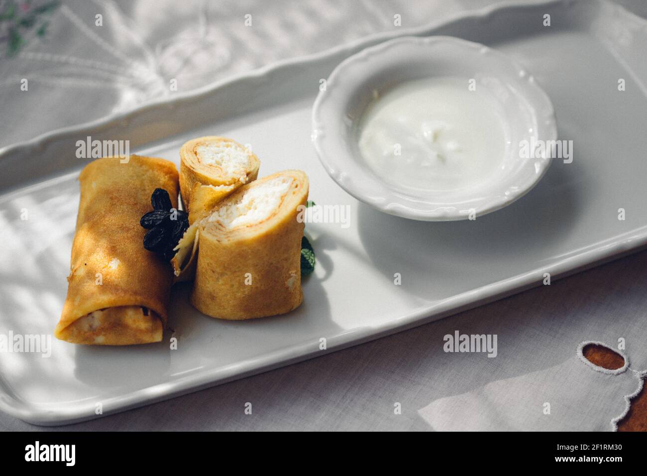 A blini or, sometimes, blin, is a Russian and Ukrainian pancake ...