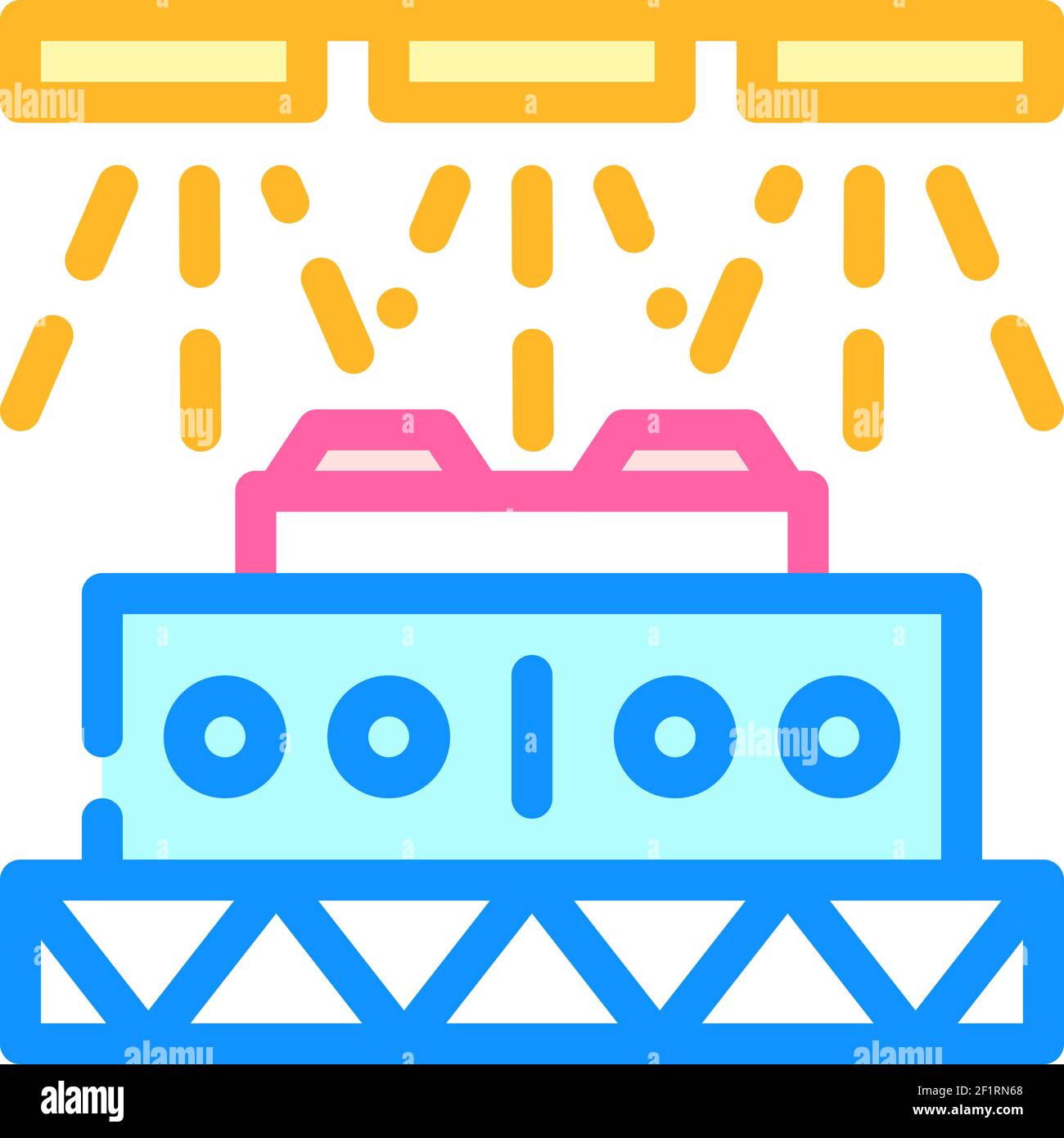 dj console color icon vector illustration line Stock Vector Image & Art ...