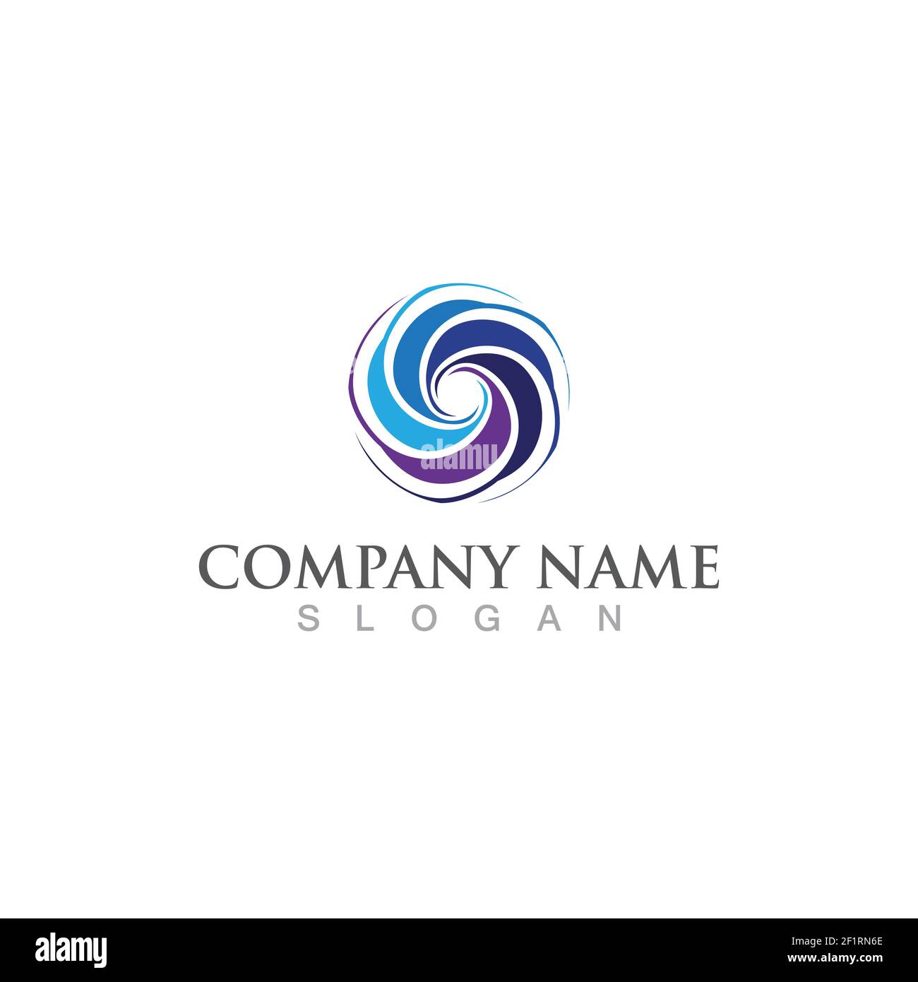 vortex vector illustration icon Logo Template design Stock Vector Image ...