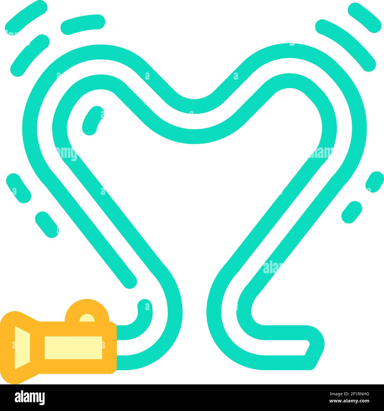 flexible neon color icon vector illustration line Stock Vector Image ...