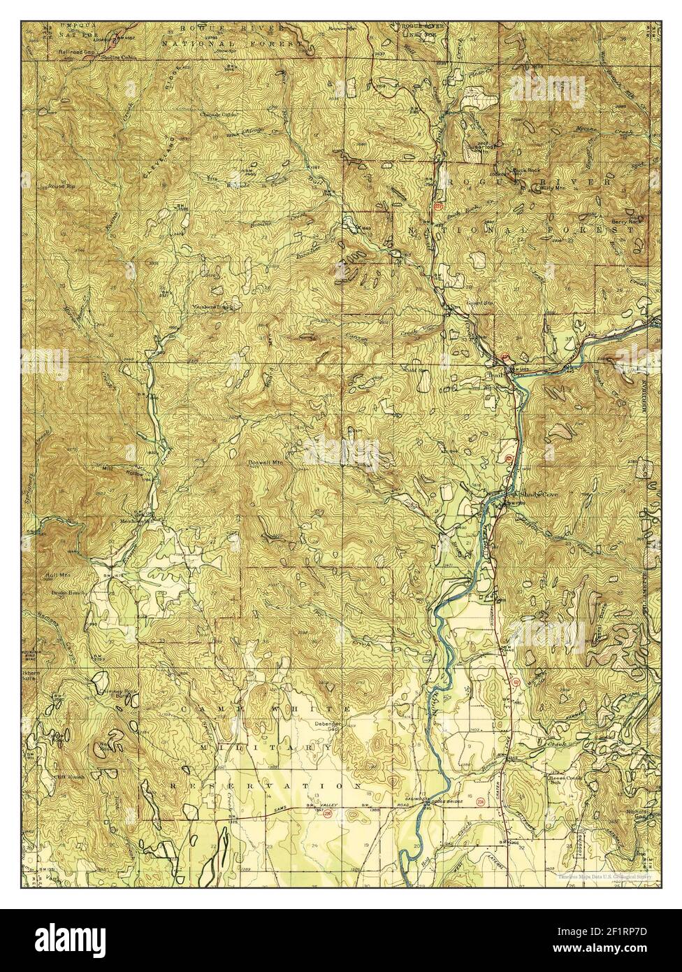 Oregon trail map hi-res stock photography and images - Alamy