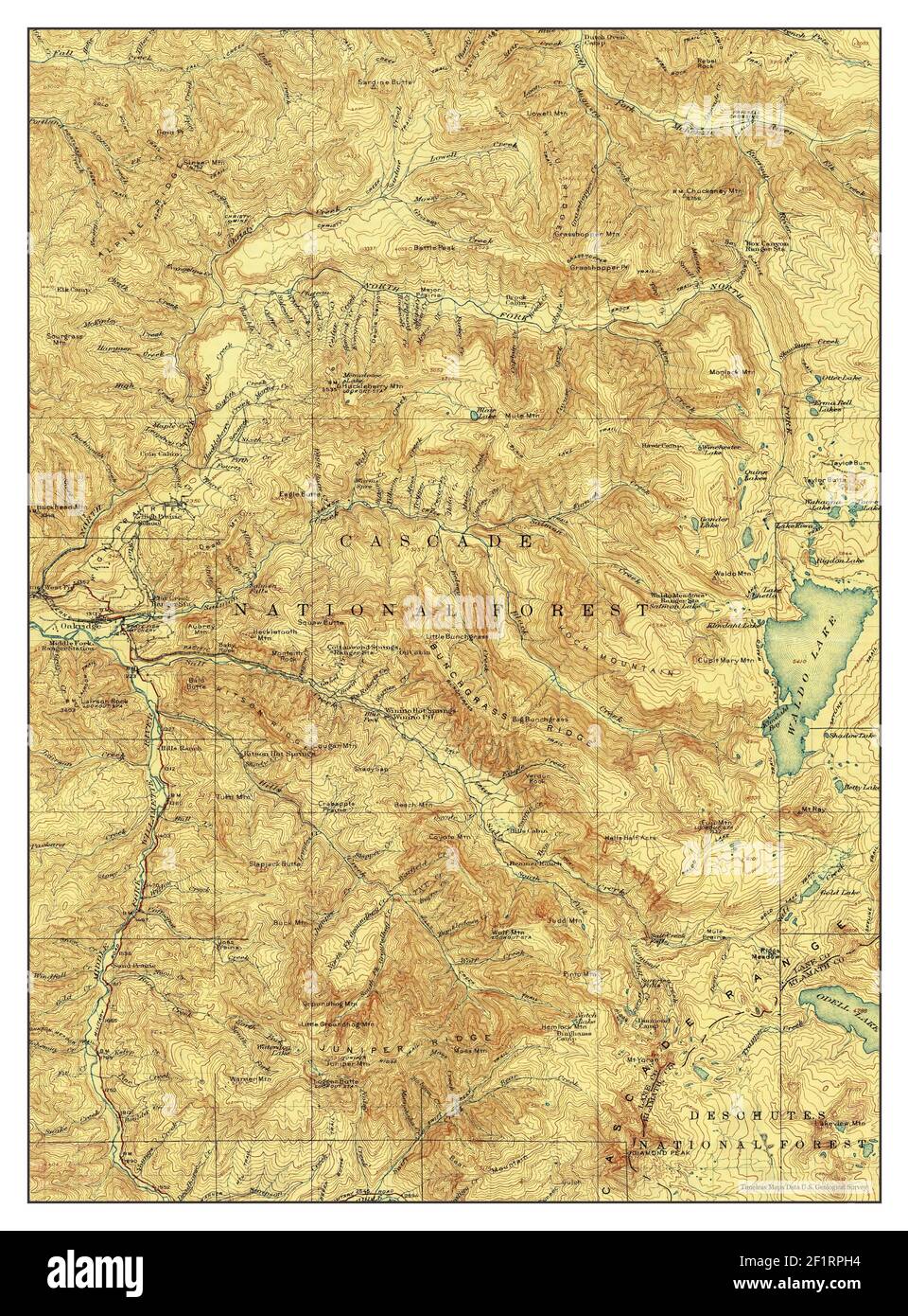 Waldo lake Cut Out Stock Images & Pictures - Alamy