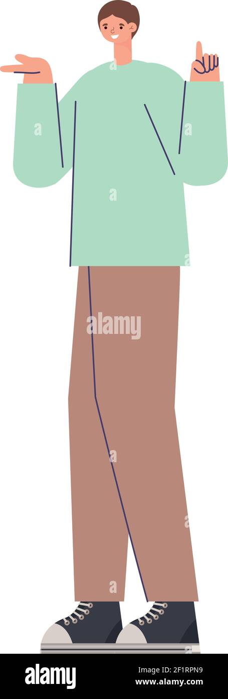 man in a white background Stock Vector Image & Art - Alamy