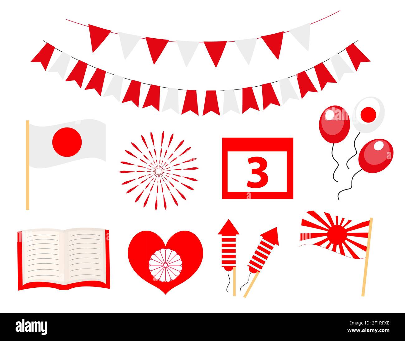 Constitution memorial day japan. Japanese holiday, flag, bunting. Happy ...