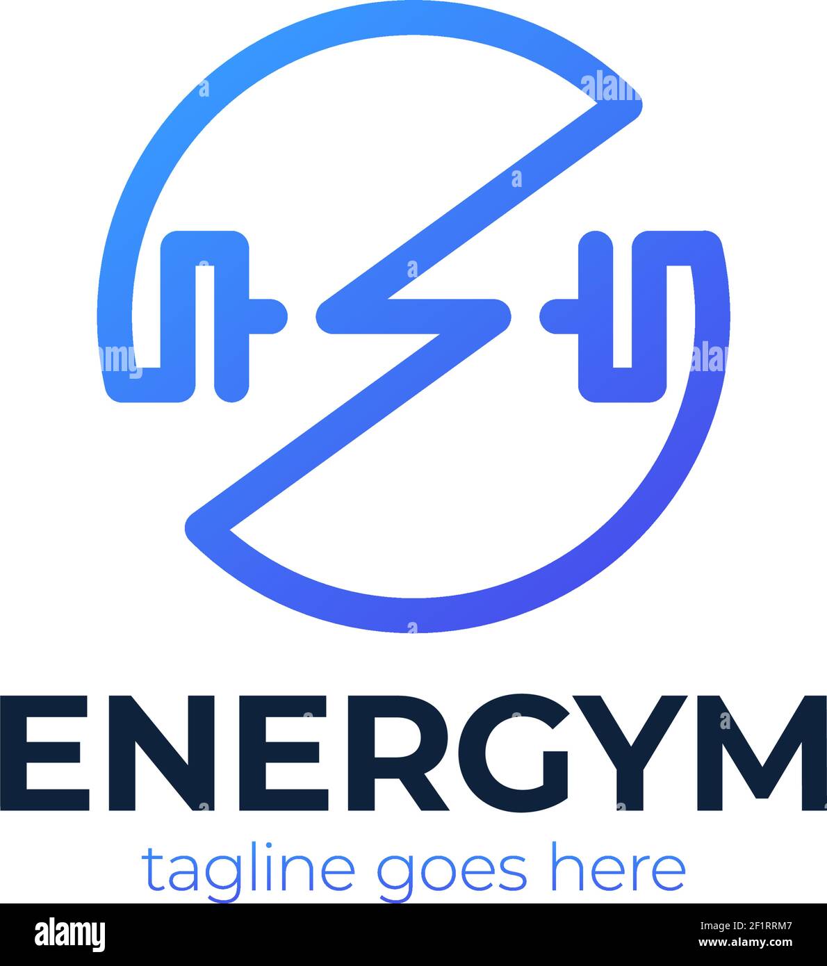 Fitness and Gym Logo Design Vector. symbol logo vector of bolt energy ...