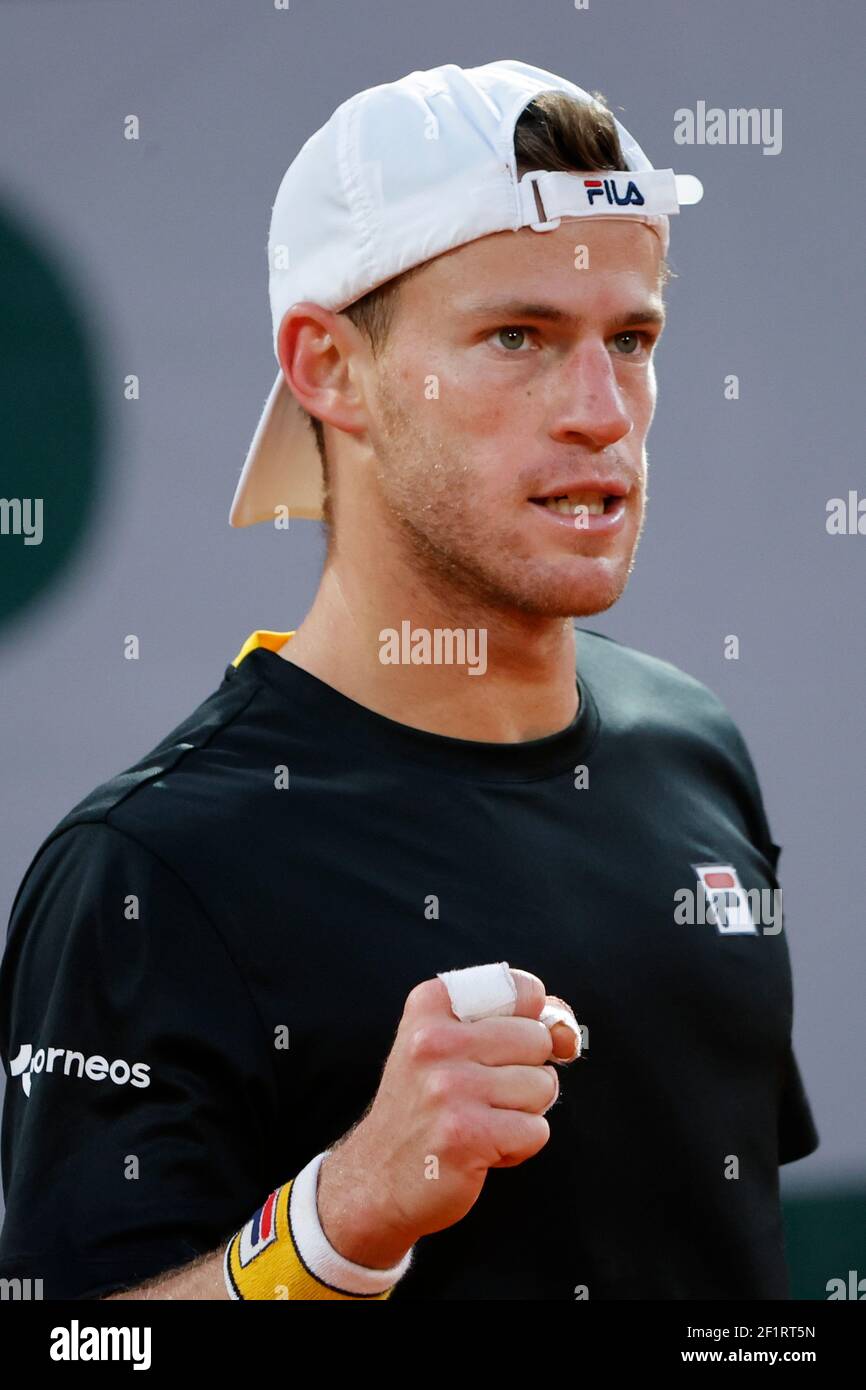 Diego SCHWARTZMAN (ARG) during the Roland Garros 2020, Grand Slam ...